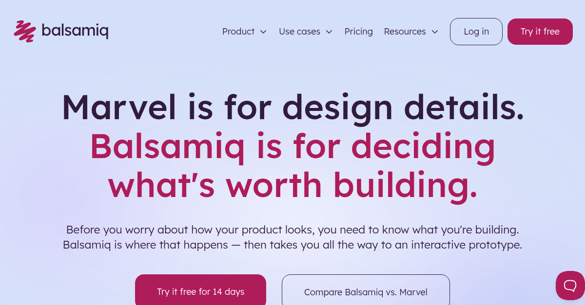 Balsamiq vs Marvel: Decide First, Design Later