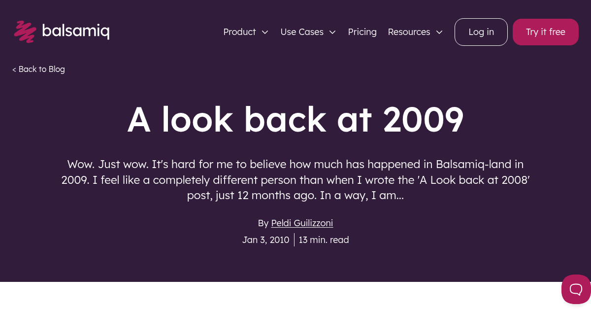 A look back at 2009