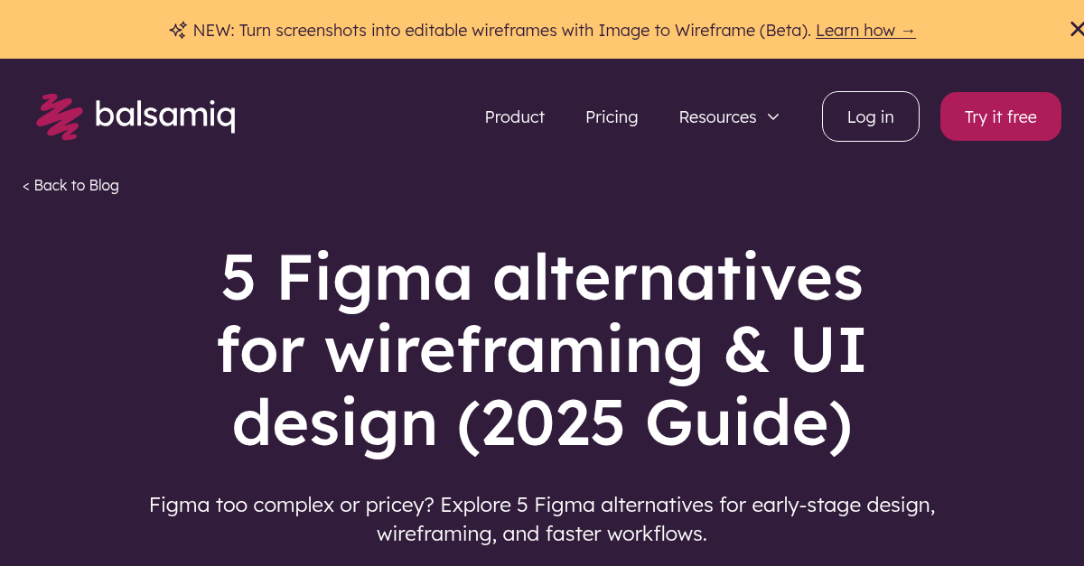 5 Figma alternatives for wireframing & UI design (2025 Guide)
