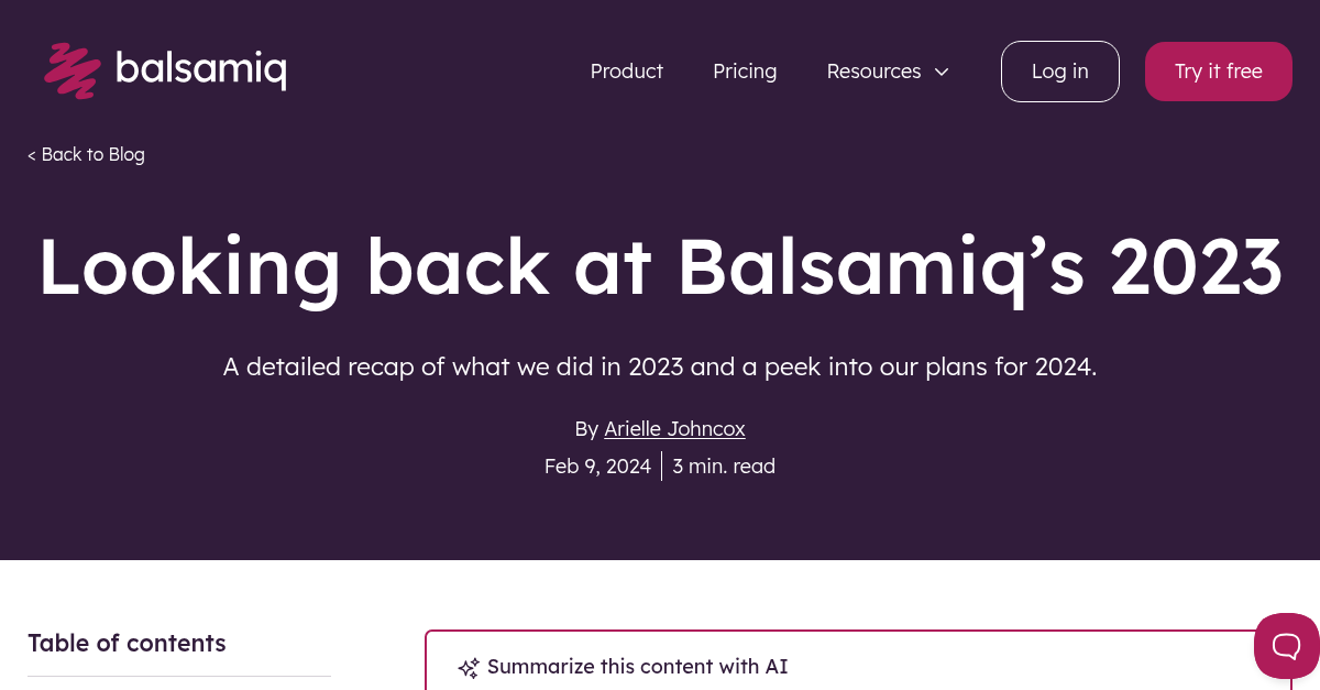 Looking back at Balsamiq’s 2023