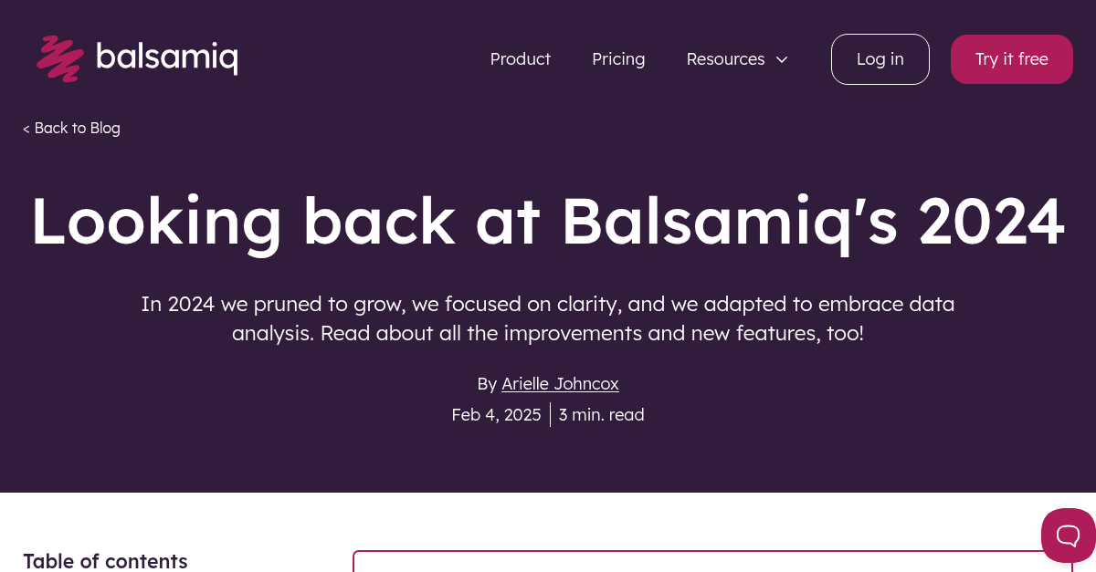 Looking back at Balsamiq's 2024