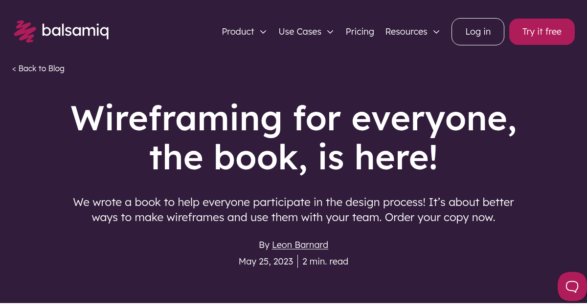 Wireframing for everyone, the book, is here!