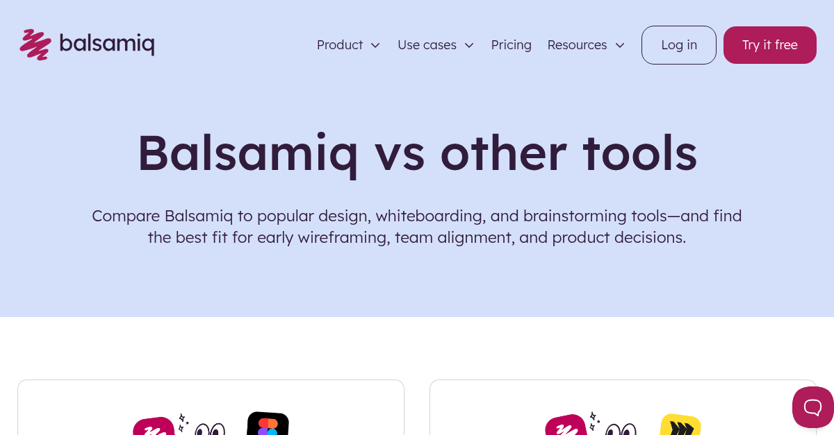 Balsamiq vs other tools: Best wireframing tool for product teams