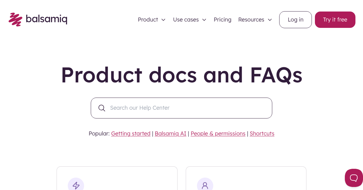Balsamiq Documentation