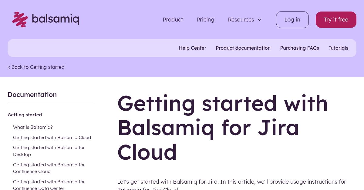 Getting started with Balsamiq for Jira Cloud - Balsamiq documentation Getting started with Balsamiq for Jira Cloud - Balsamiq documentation