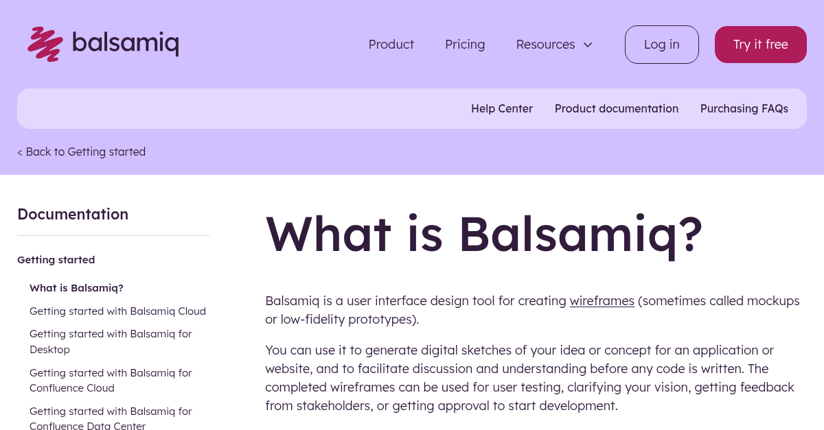 What is Balsamiq? Low-fidelity wireframing tool - Balsamiq documentation