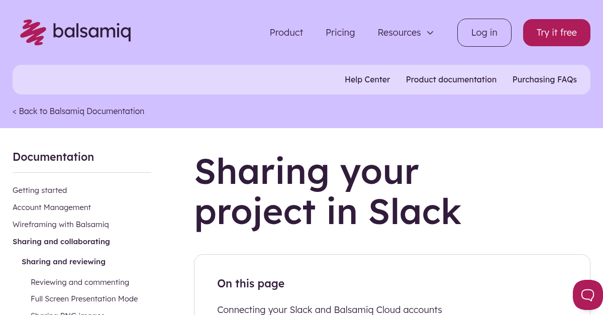 How to share Balsamiq wireframes in Slack for team review - Balsamiq ...