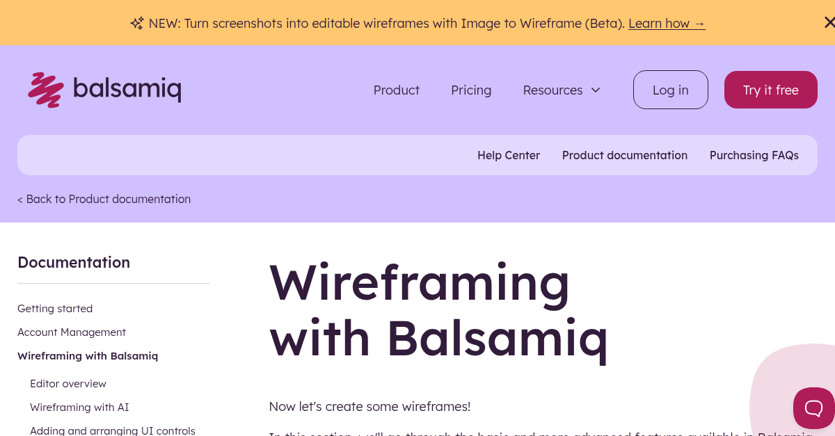How to create wireframes with Balsamiq - Balsamiq documentation