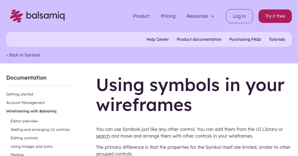 Using Symbols In Your Wireframes Balsamiq Documentation 2332