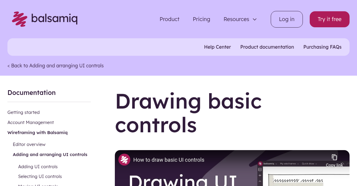 Drawing Basic Controls Balsamiq Documentation 9998