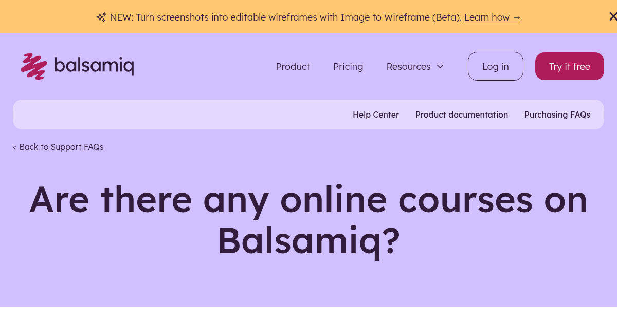 Are there any online courses on Balsamiq?